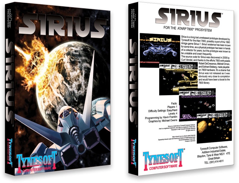 REVIEW: Sirius by Atari 7800 Forever